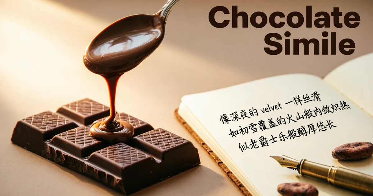 Chocolate Simile Examples That Make Writing Sweeter